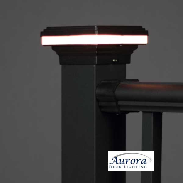 Aurora Mini Saturn LED Post Cap Light – The Deck Store USA