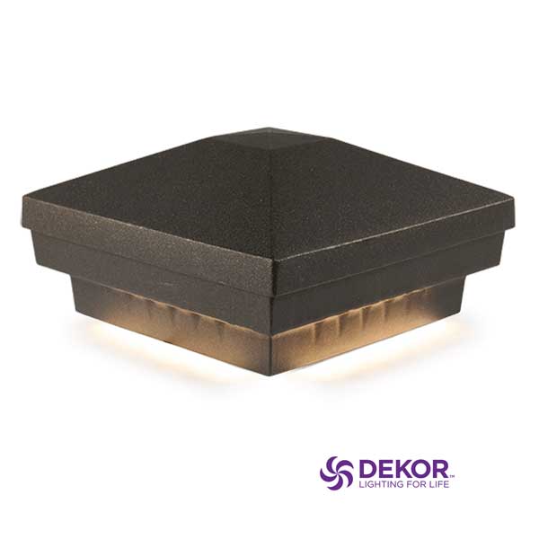 Dekor Pyramid Post Cap Lights - The Deck Store USA