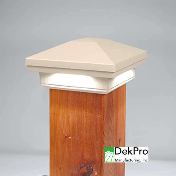 DekPro Avalanche Down Light Pyramid Post Caps – The Deck Store USA