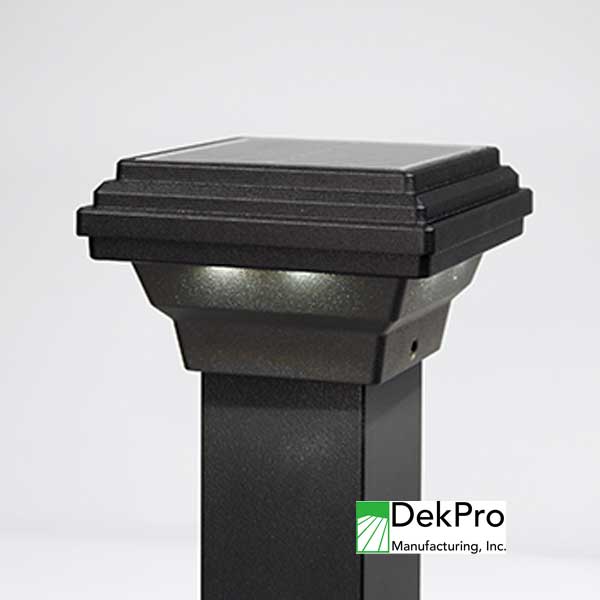 DekPro Effex Solar Post Cap Light – The Deck Store USA