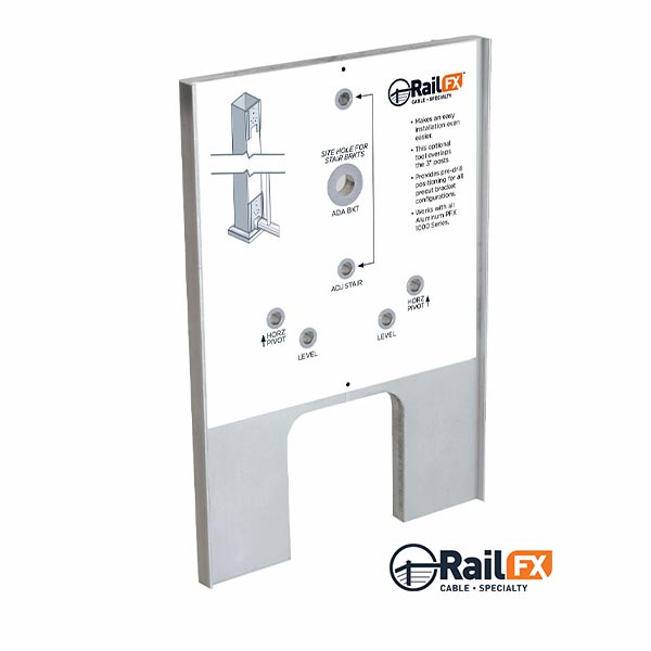 RailFX Oasis Picket Rail Post Template – The Deck Store USA