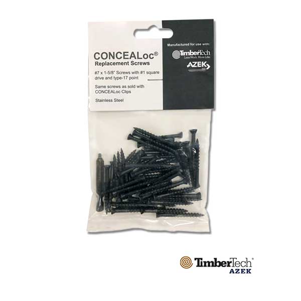 Timbertech/Azek CONCEALoc Replacement Screws - The Deck Store USA